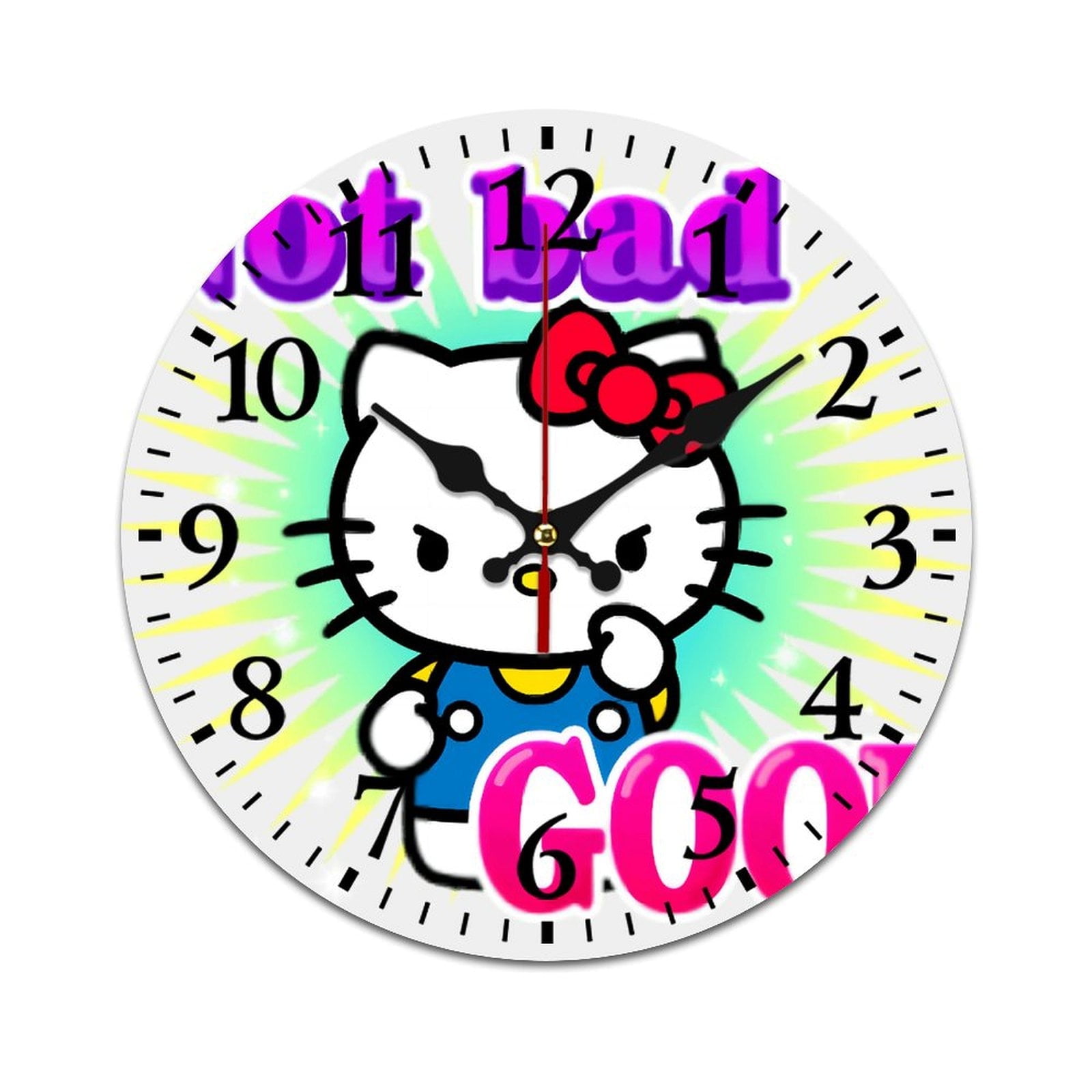 Hello Kitty Y2K wall clocks battery operated decorative 30cm/11.8in ...