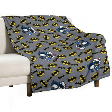 "Batman Fleece Superhero Kids Plush Throw Blanket 45"" x 60"" DC Comics ...