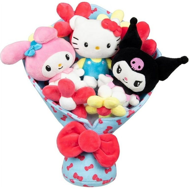 Hello Kitty and Friends 12 inch Plush Celebration Bouquet 9 Plush Included Officially Licensed Sanrio Product from Jazwares