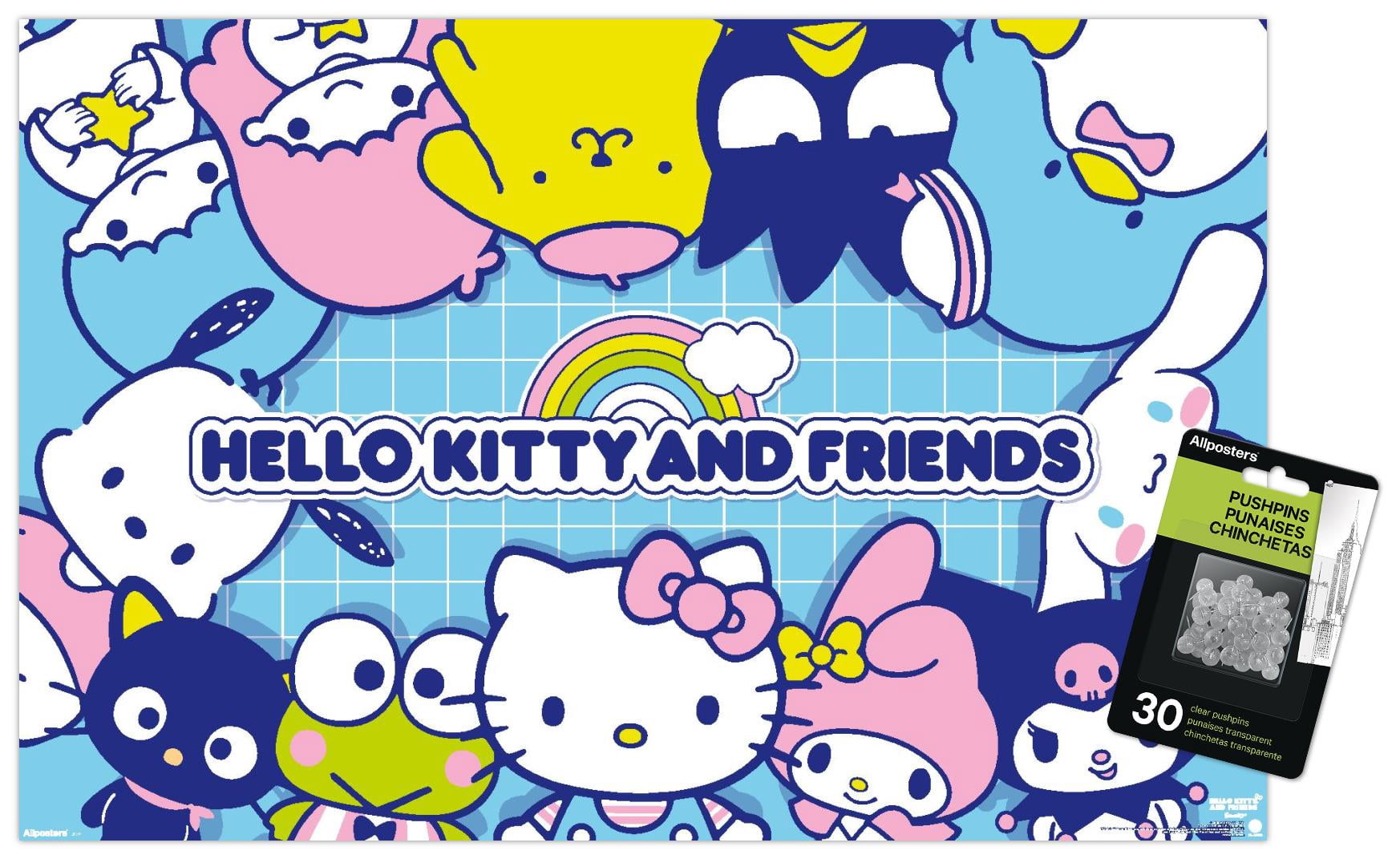 Hello Kitty and Friends: 2022 Over The Rainbow - Smiles Wall Poster ...