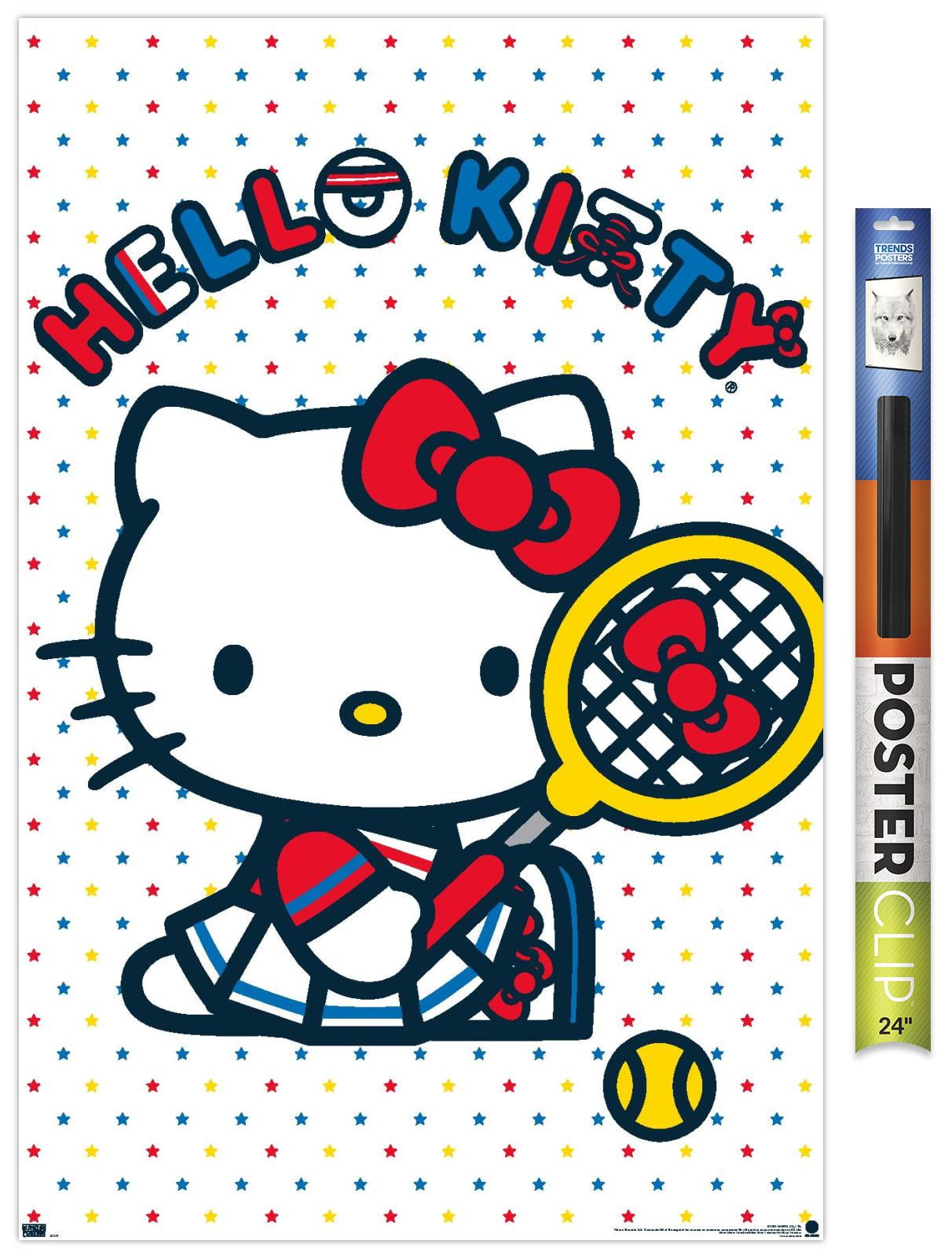 Hello Kitty and Friends: 21 Sports - Kitty Tennis Wall Poster, 22.375 ...