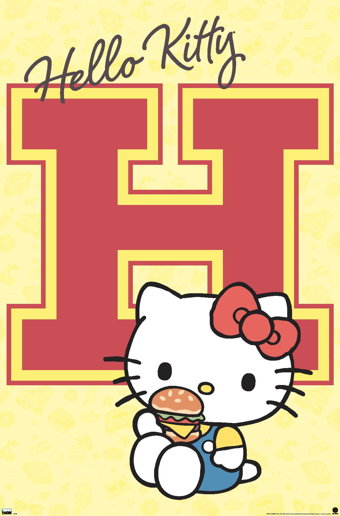 Hello Kitty and Friends: 24 College Letter - Hello Kitty Wall Poster ...