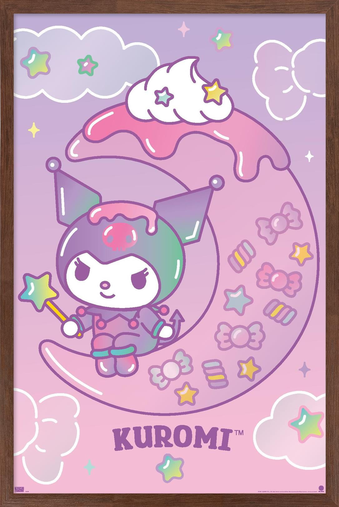 Hello Kitty and Friends: 24 Dreamland - Kuromi Wall Poster, 22.375" x ...