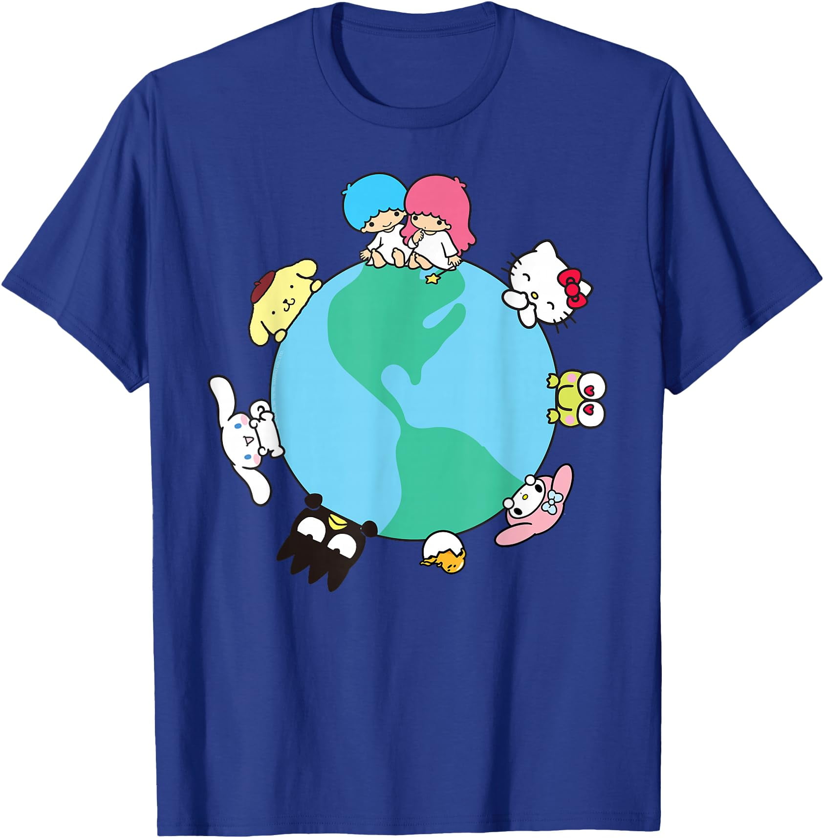 Hello Kitty and Friends Cute Together Earth DTG Print Unisex T-Shirt ...