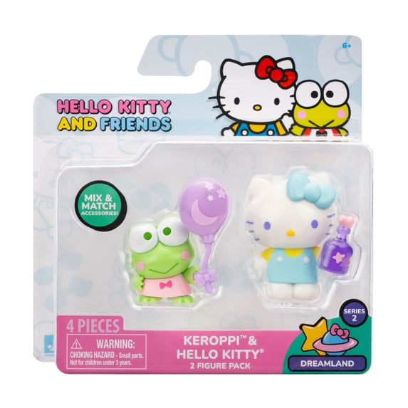 Hello Kitty And Friends Hello Kitty & Keroppi Dreamland Vinyl Figures 2 ...