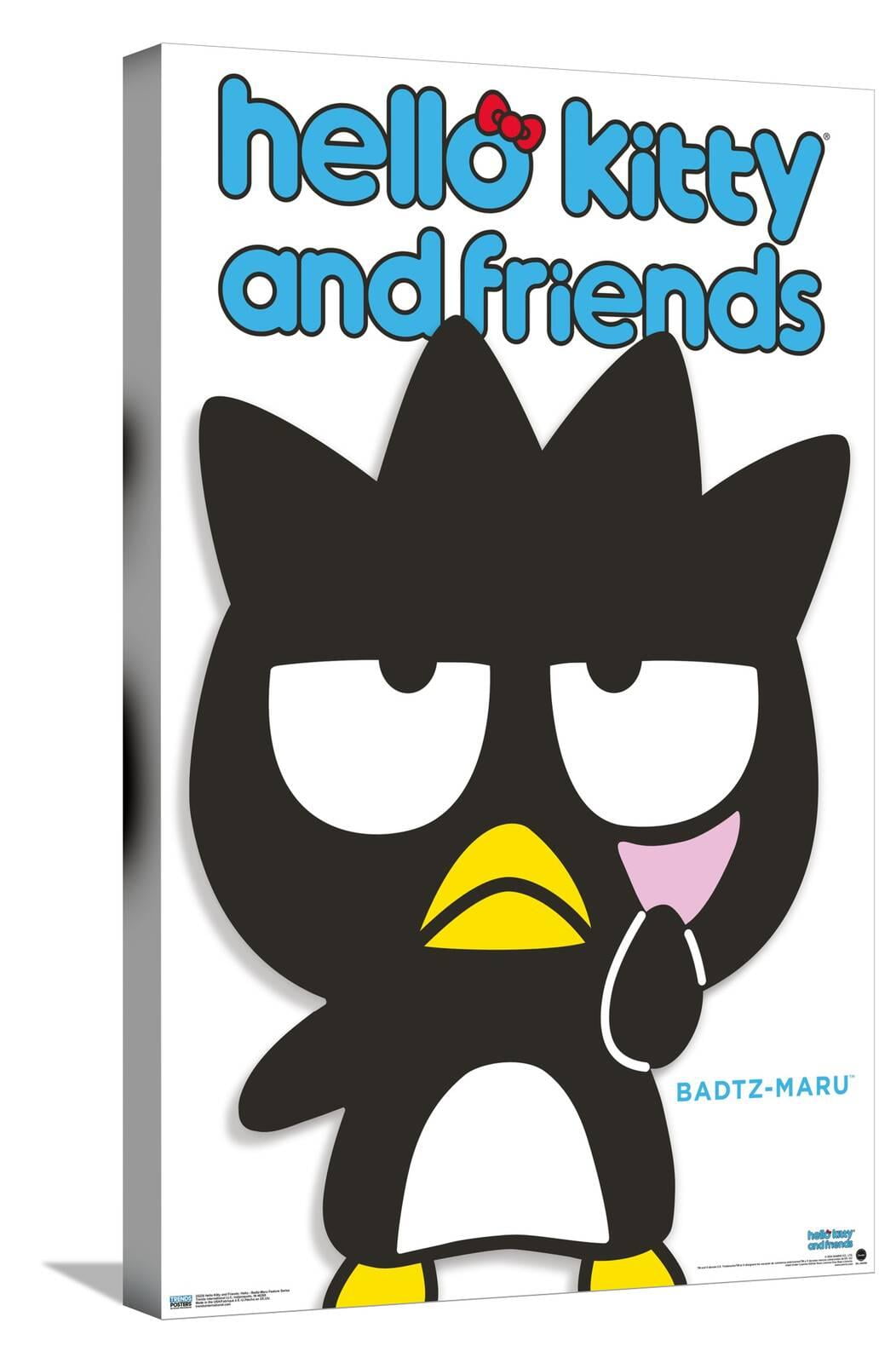 Hello Kitty and Friends: Hello - Badtz-Maru Feature Series Canvas Wall ...