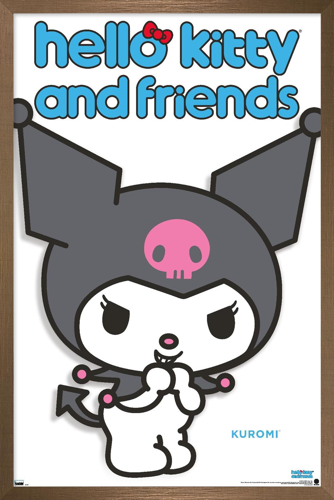 Hello Kitty and Friends: Hello - Kuromi Feature Series Wall Poster, 14. ...