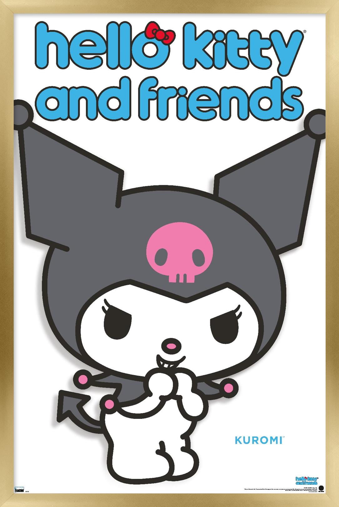 Hello Kitty and Friends: Hello - Kuromi Feature Series Wall Poster, 22. ...