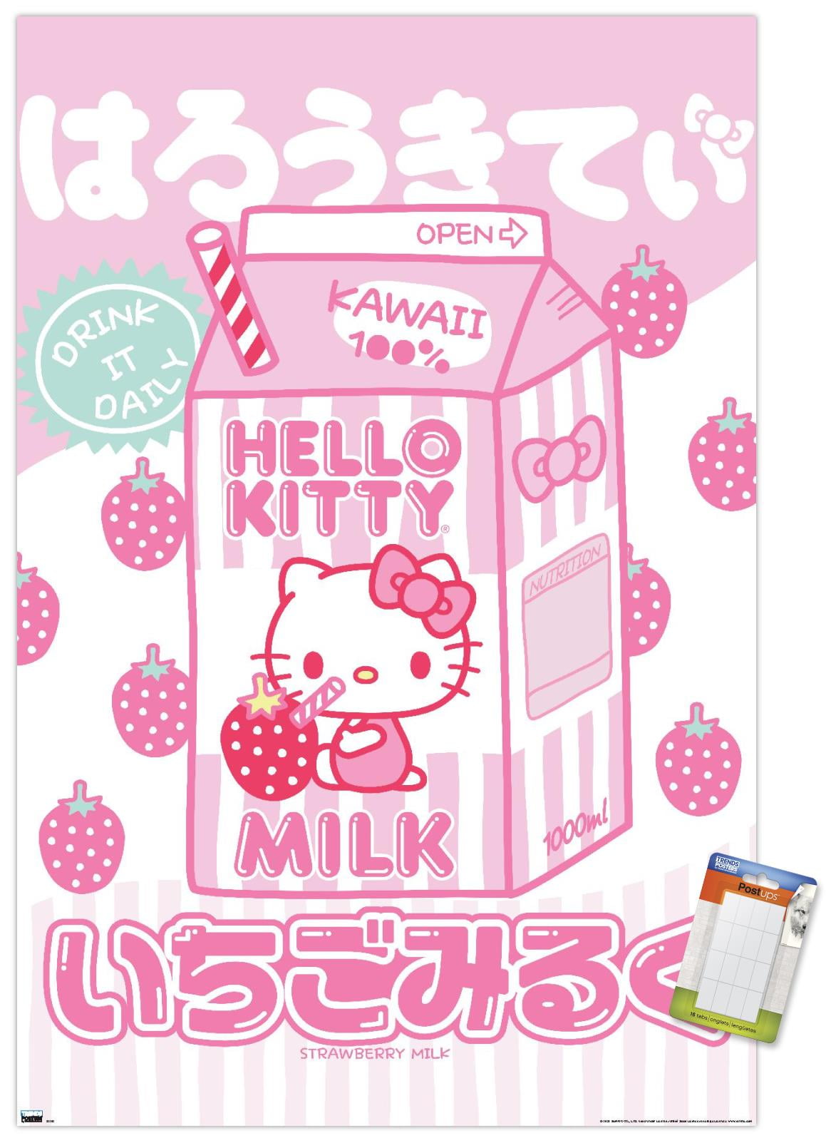 Hello Kitty and Friends - Kawaii Milk Wall Poster, 14.725" x 22.375 ...