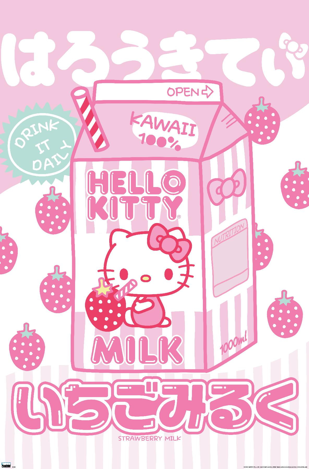 Hello Kitty and Friends - Kawaii Milk Wall Poster, 22.375" x 34 ...