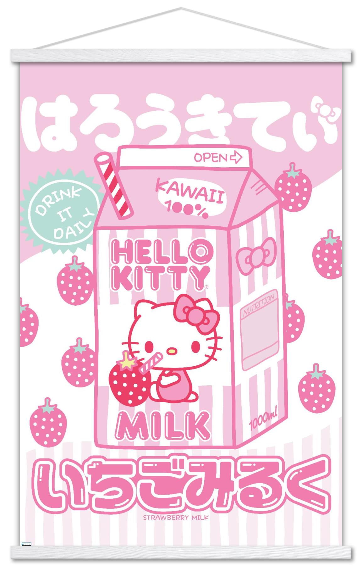 Hello Kitty and Friends - Kawaii Milk Wall Poster with Magnetic Frame ...