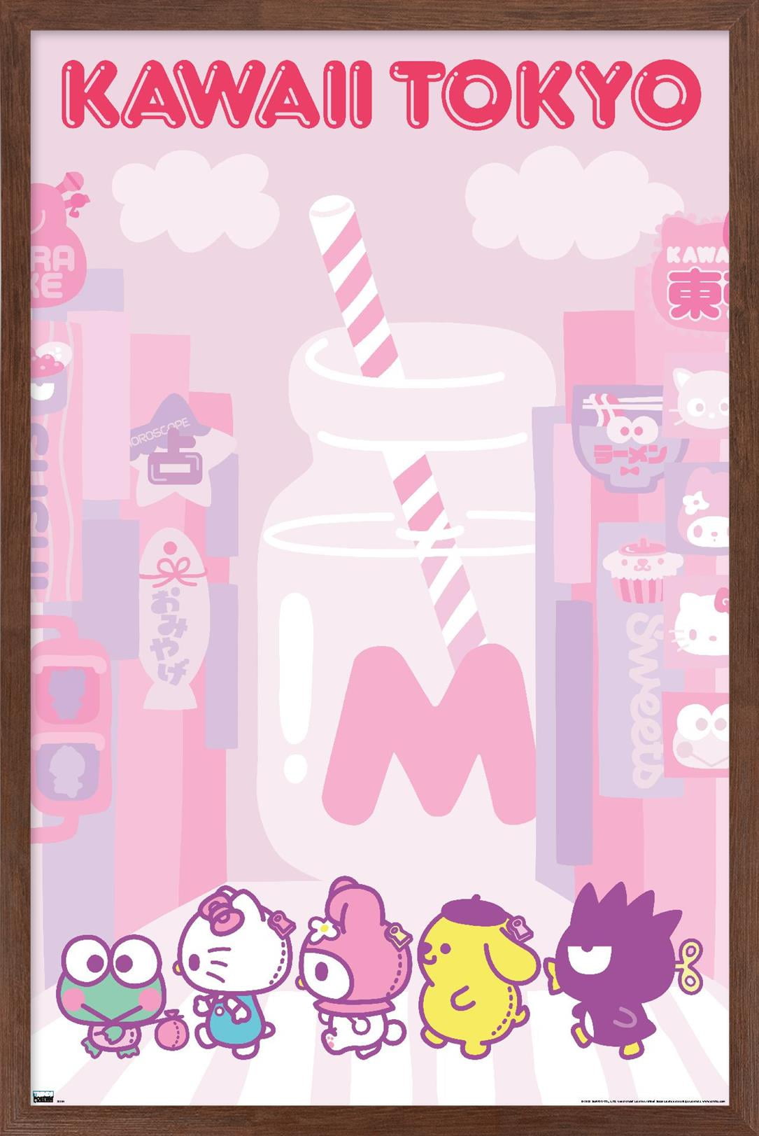 Hello Kitty and Friends - Kawaii Tokyo Wall Poster, 22.375" x 34 ...