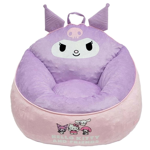 Hello Kitty and Friends Kuromi Kids' Compressed Foam Bean Bag Chair - Walmart.com