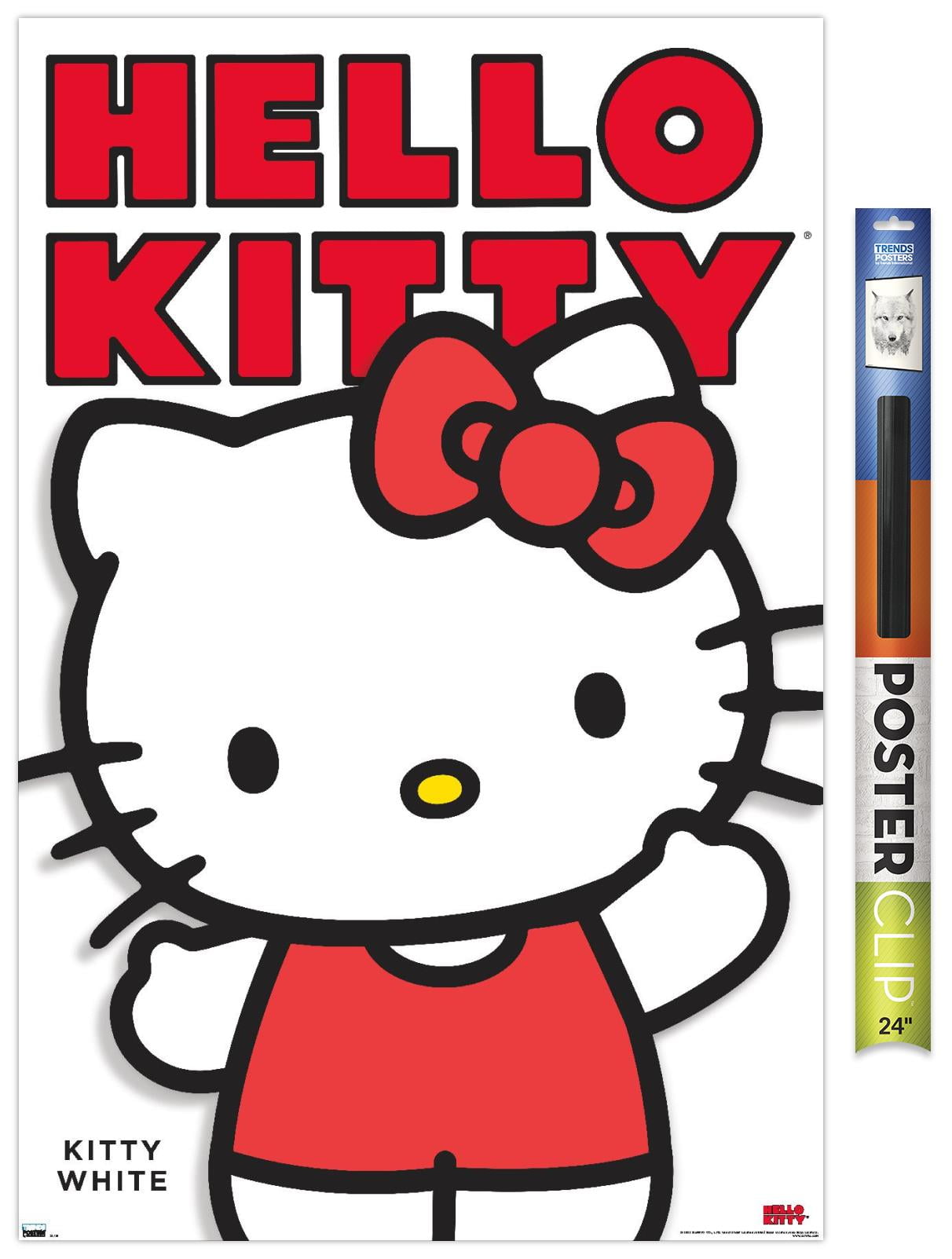 Hello Kitty and Friends- Kitty White Feature Series Wall Poster, 22.375 ...