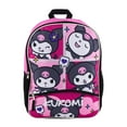 Hello Kitty and Friends Kuromi Backpack - 16" - Deluxe - Microsilk ...