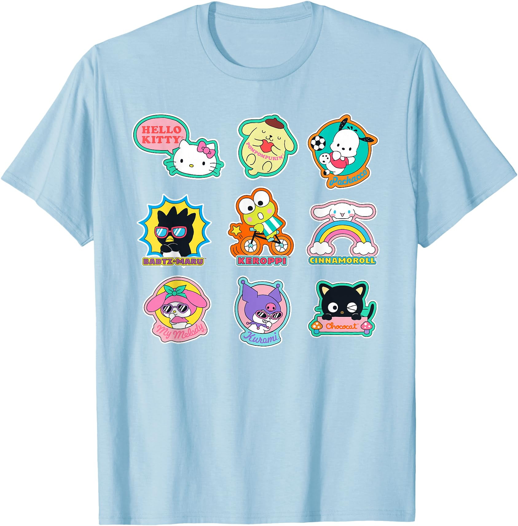Hello Kitty and Friends Supercute Collection DTG Print Unisex T-Shirt ...