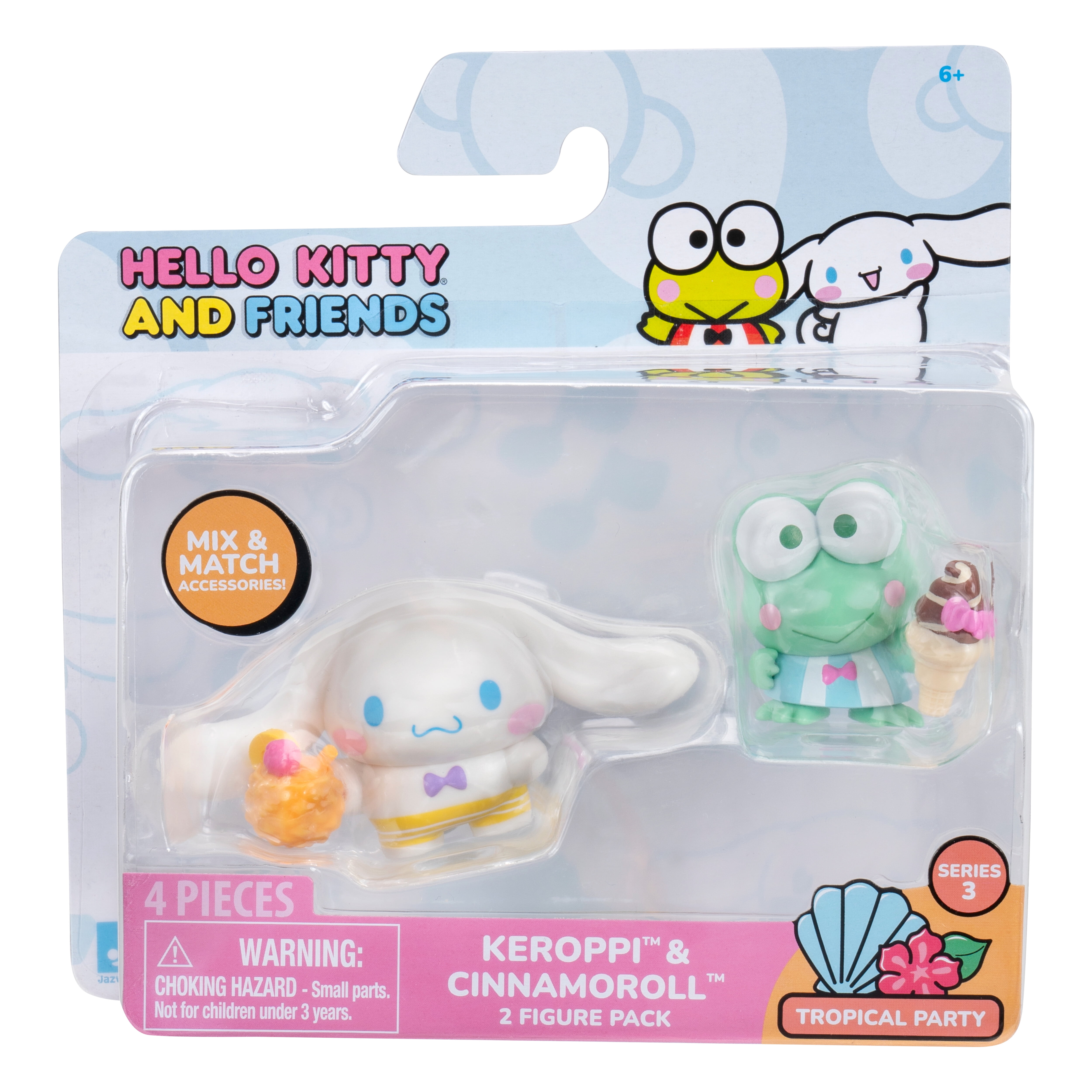 Hello Kitty And Friends Keroppi & Cinnamoroll Tropical Party Vinyl ...