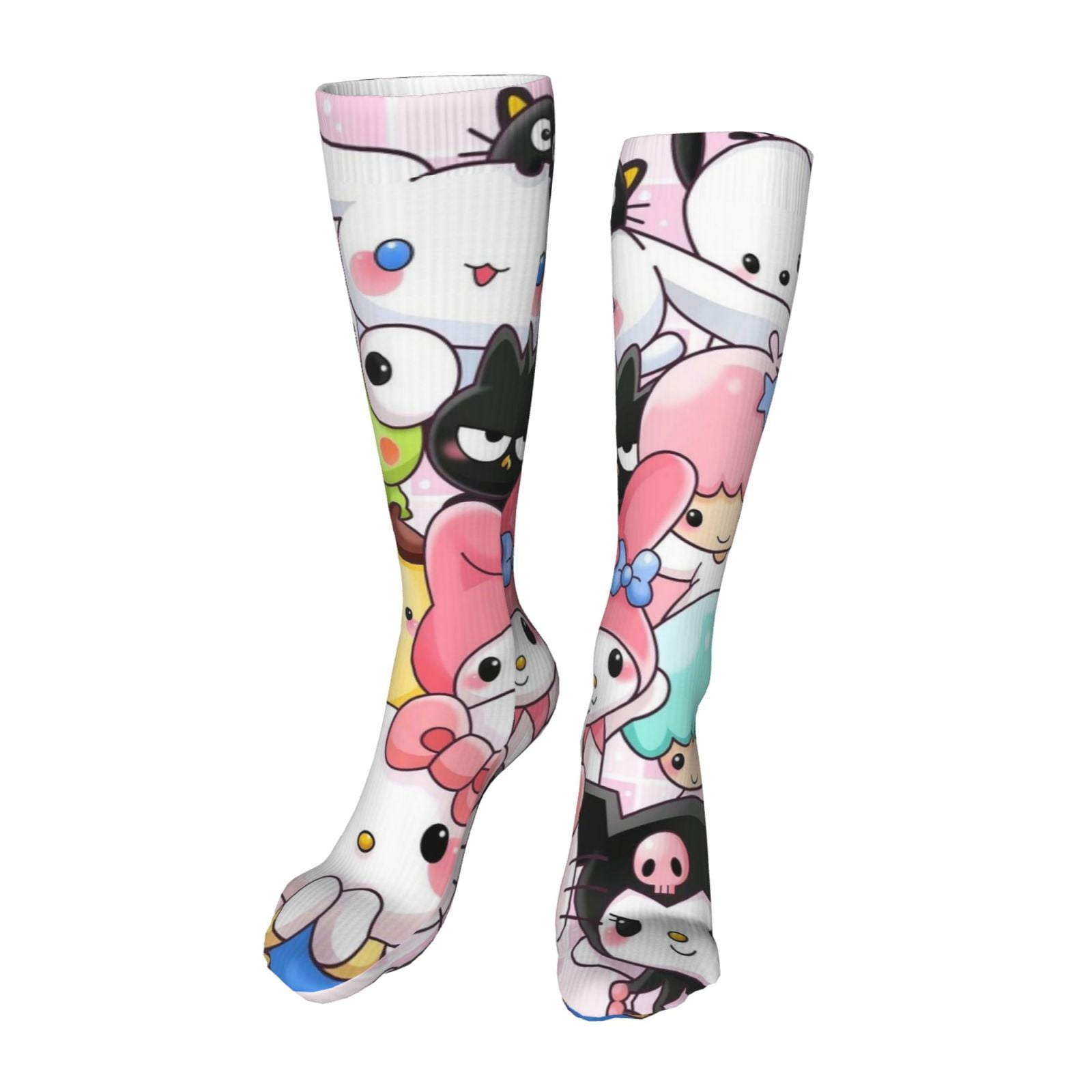 Hello Kitty and Friends Unisex Long Knee Thigh Compression Crew Socks ...