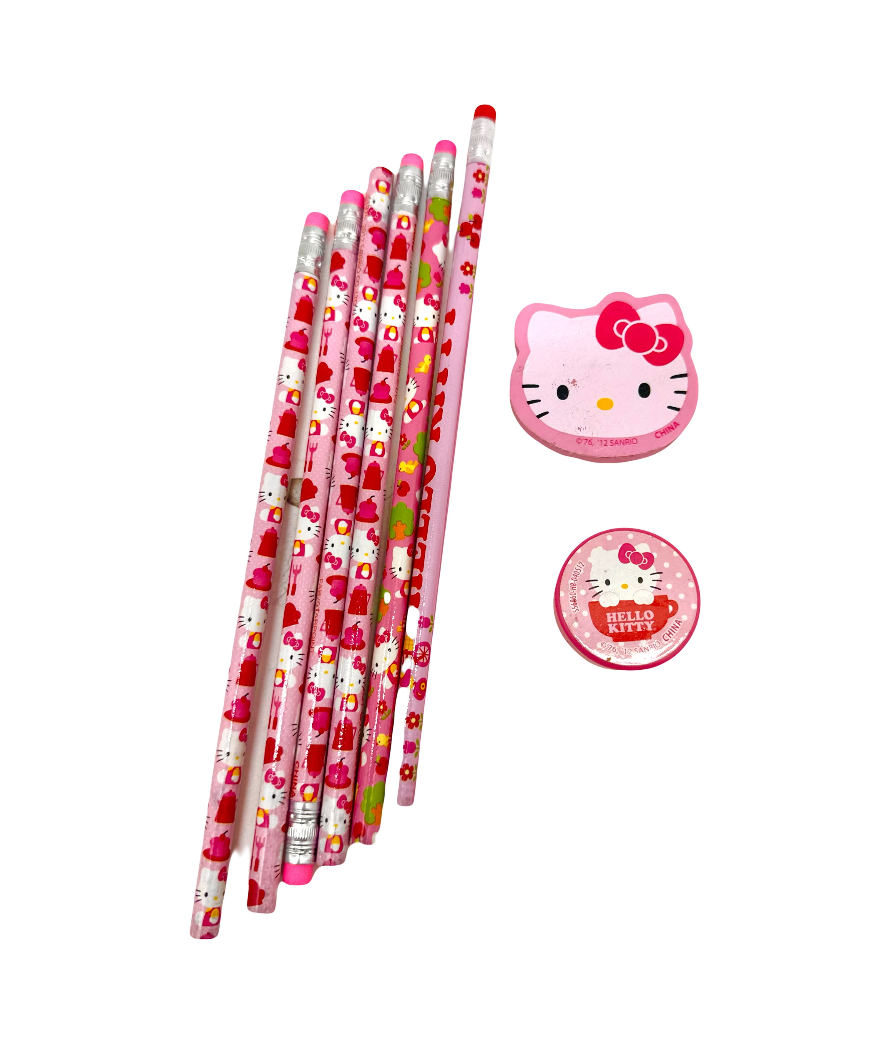 Hello Kitty Wood Pencil Set (6 Pencils) - Walmart.com