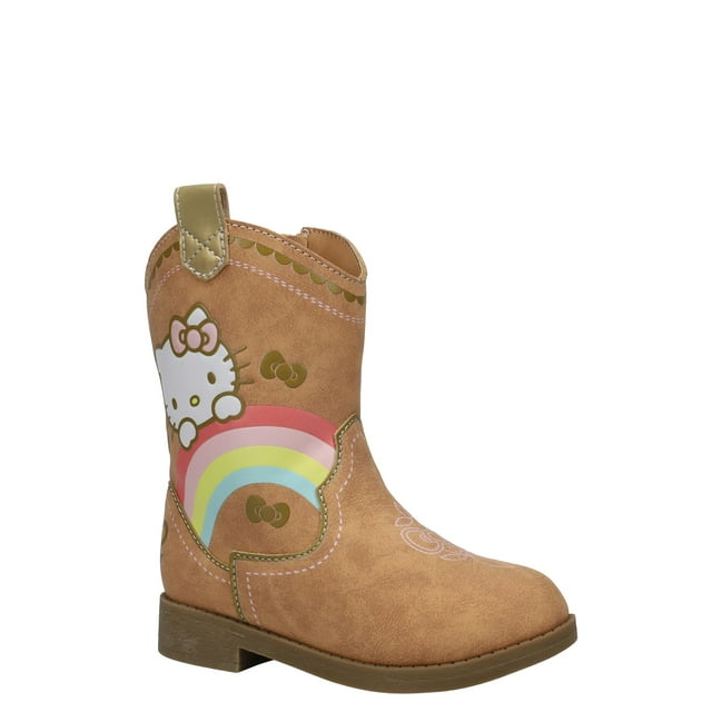 Hello Kitty Toddler Girl Cowgirl Cowgirl Western Boots - Walmart.com