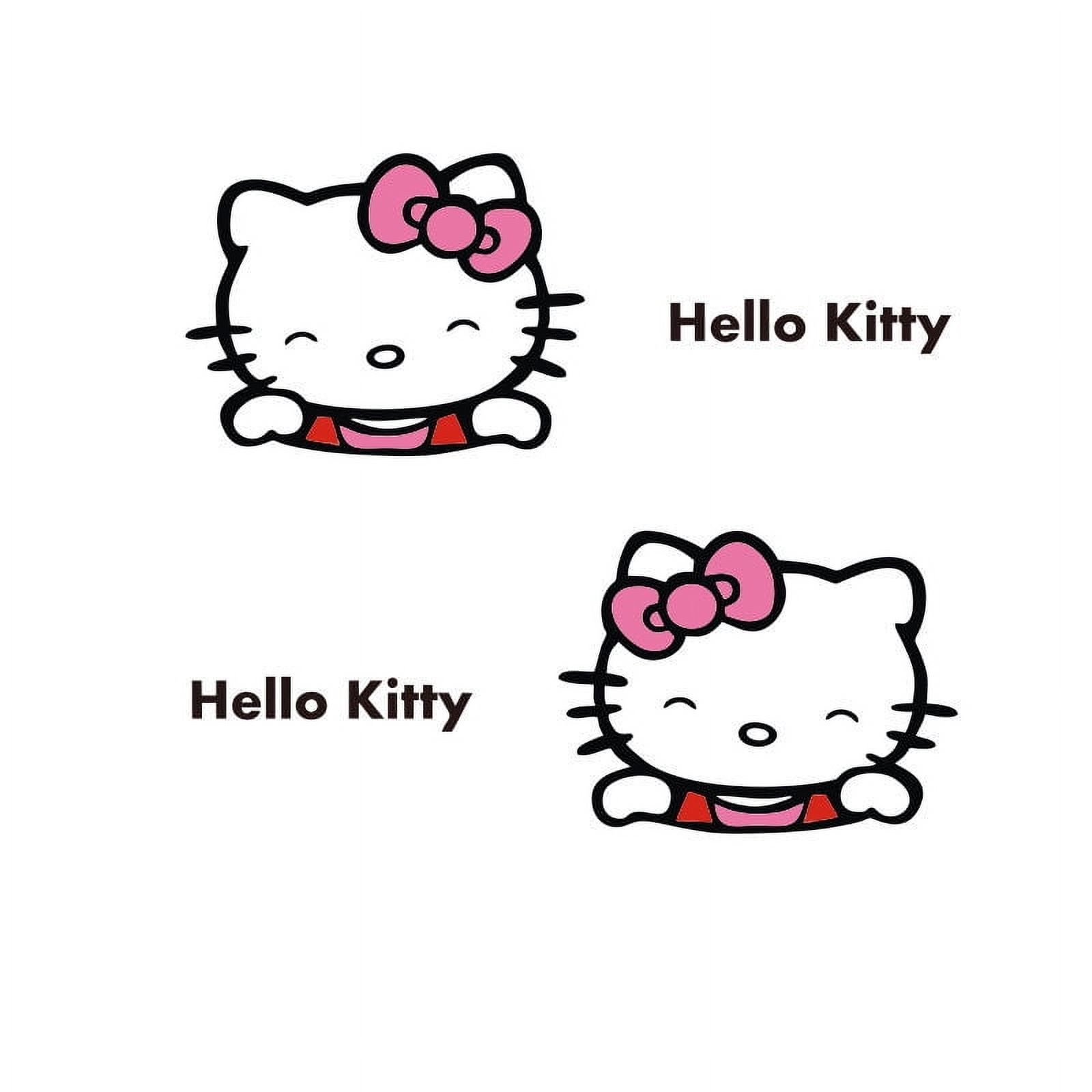 Hello Kitty car stickers personality creative cartoon cute body door ...