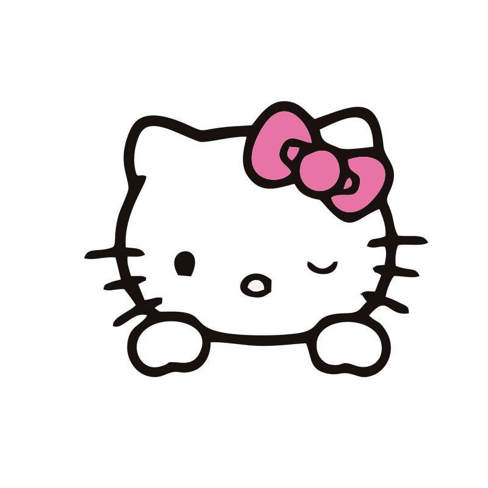 Hello Kitty car stickers personality creative cartoon cute body door ...