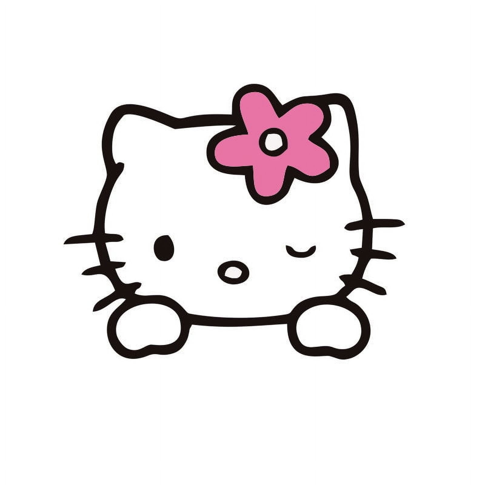 Hello Kitty car stickers personality creative cartoon cute body door ...