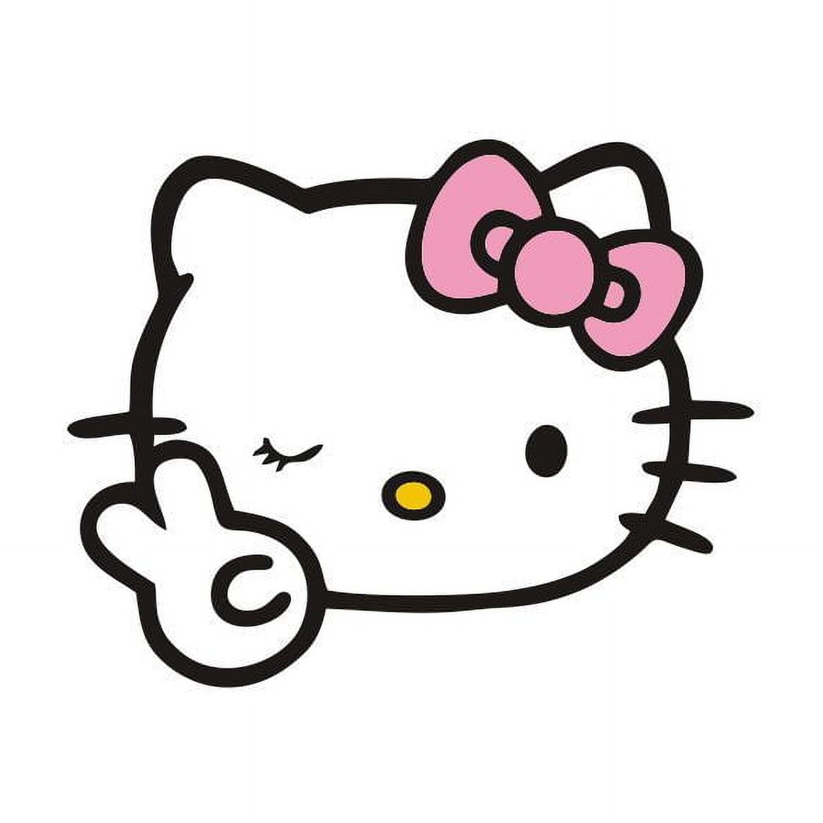 Hello Kitty car stickers personality creative cartoon cute body door ...
