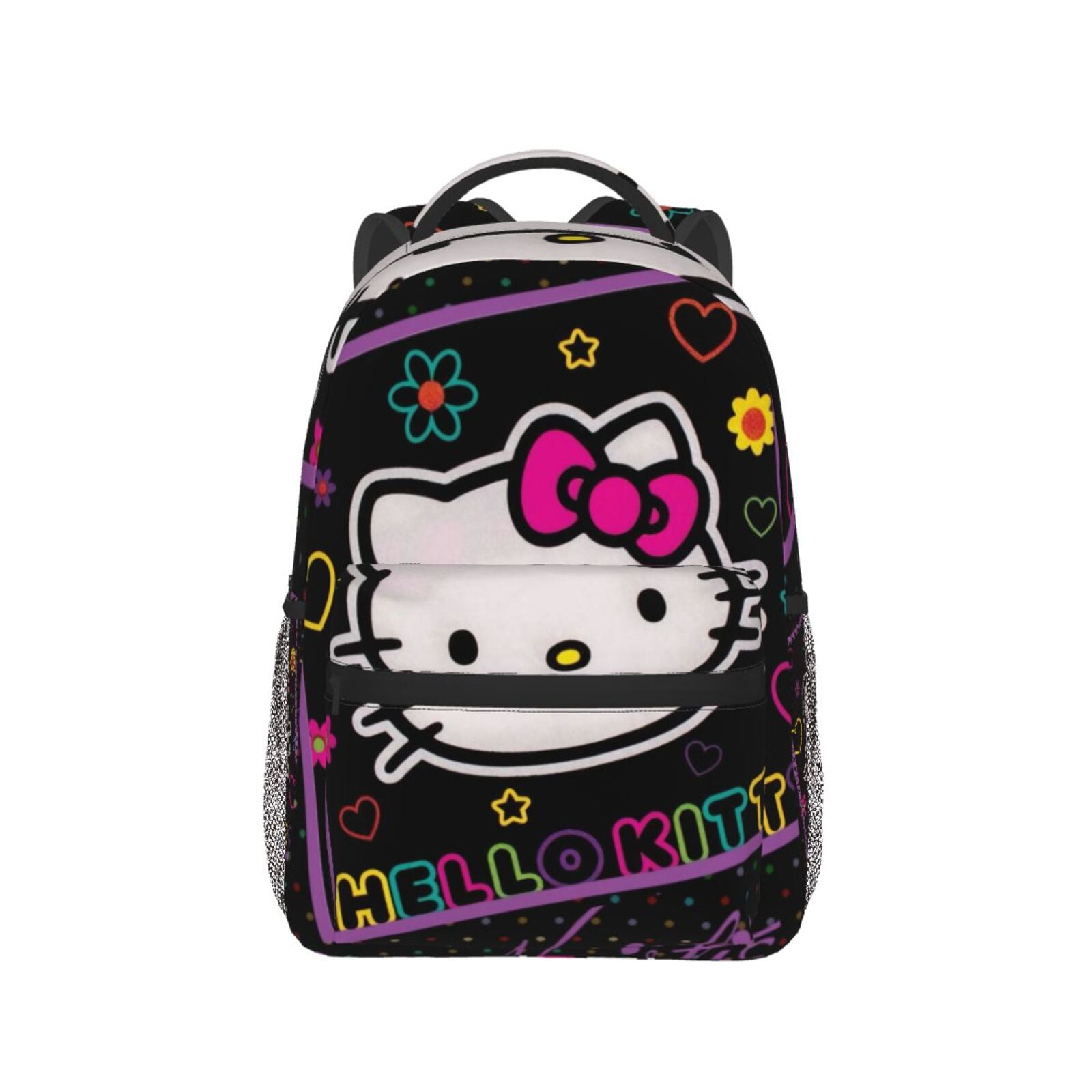 Hello Kitty colorful dots Backpack,Fabric & PVC Backpack with ...