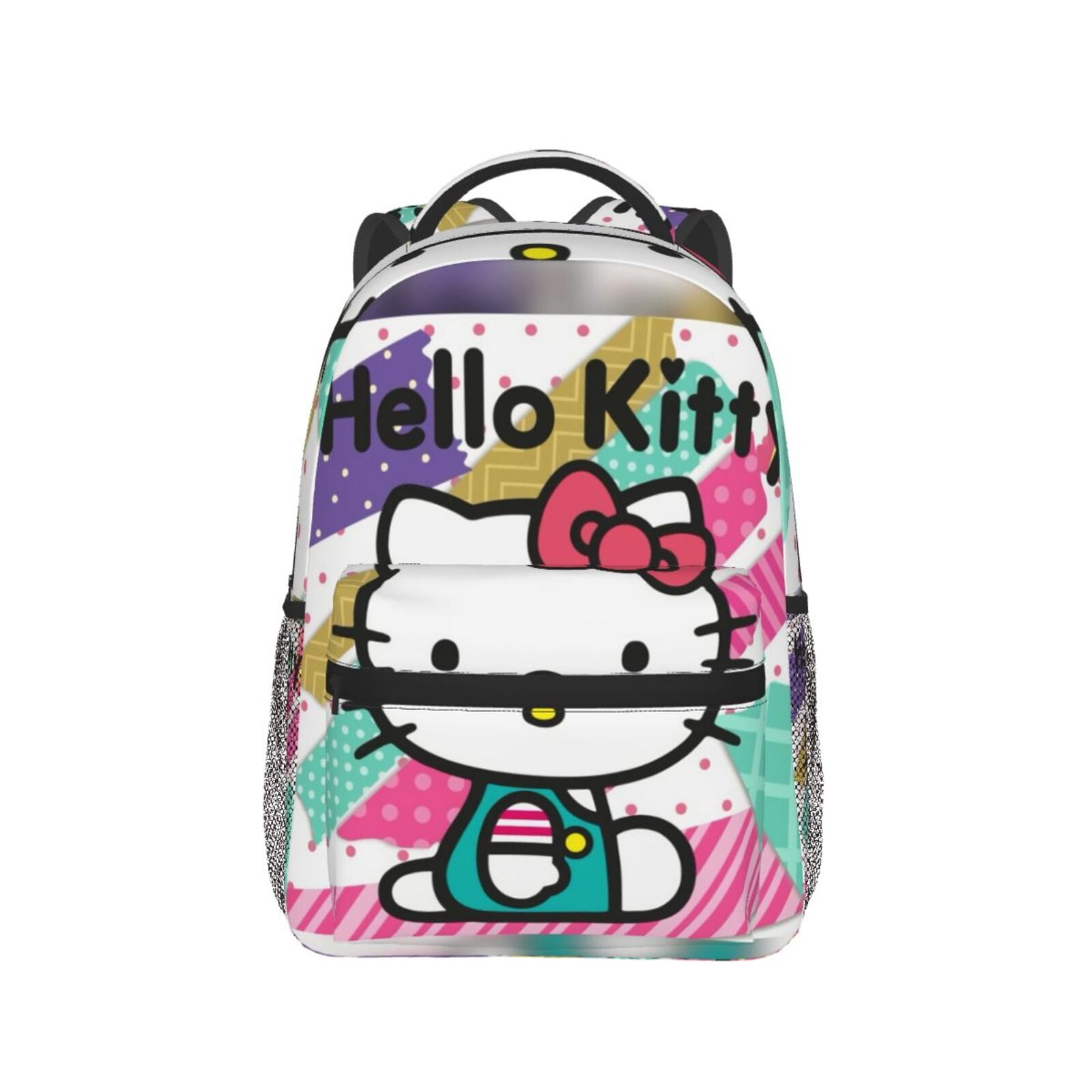 Hello Kitty cow Backpack,Polyester Travel Backpack for Women Men ...