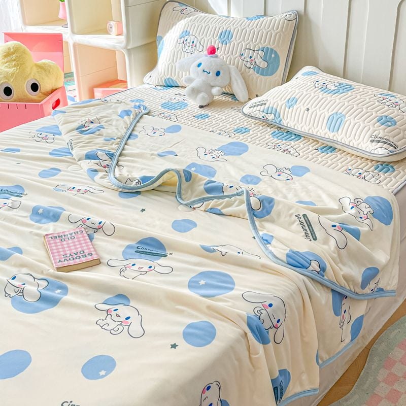 Hello Kitty cute cartoon summer air-conditioned mat three-piece set ...