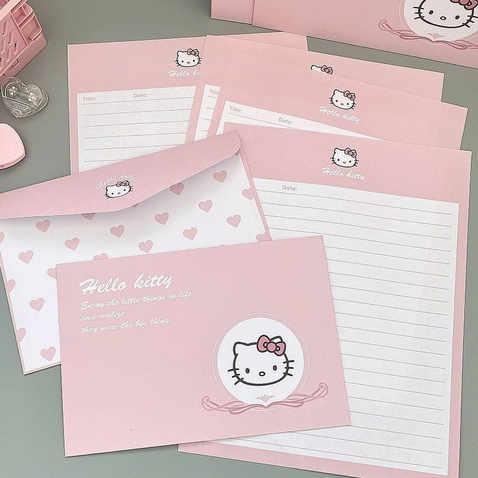 Hello Kitty cute envelope handwritten letter simple high-looking ...