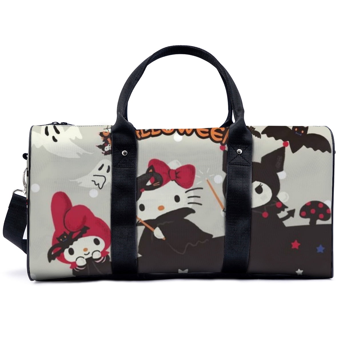 Hello- Kitty cuteCartoon Travel Luggage Bag with Shoulder Strap Tote ...