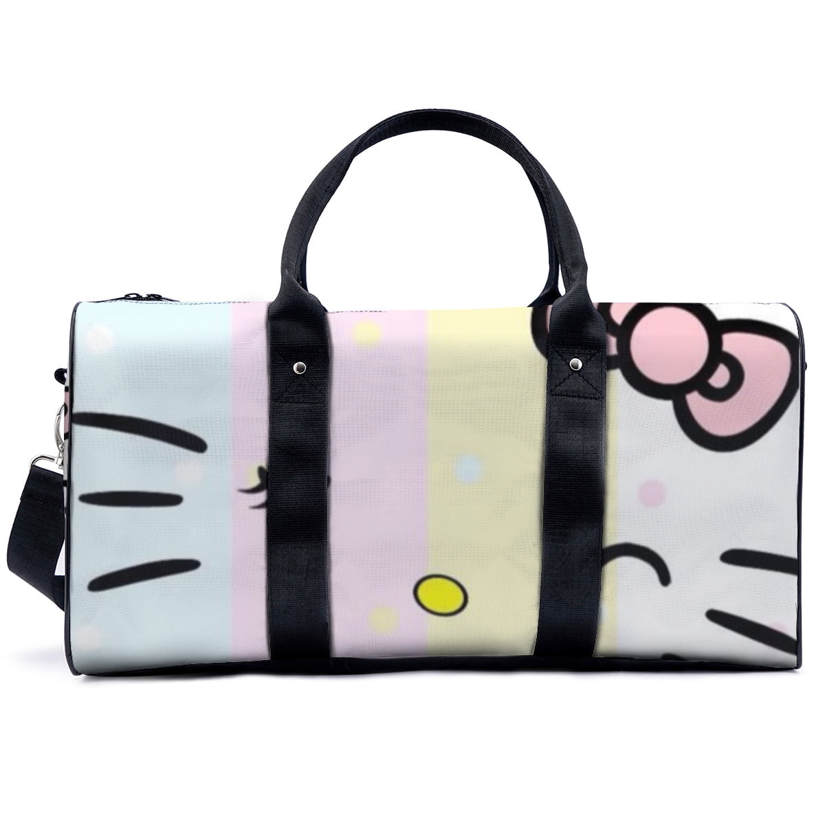 Hello- Kitty cuteCartoon Travel Luggage Bag with Shoulder Strap Tote ...