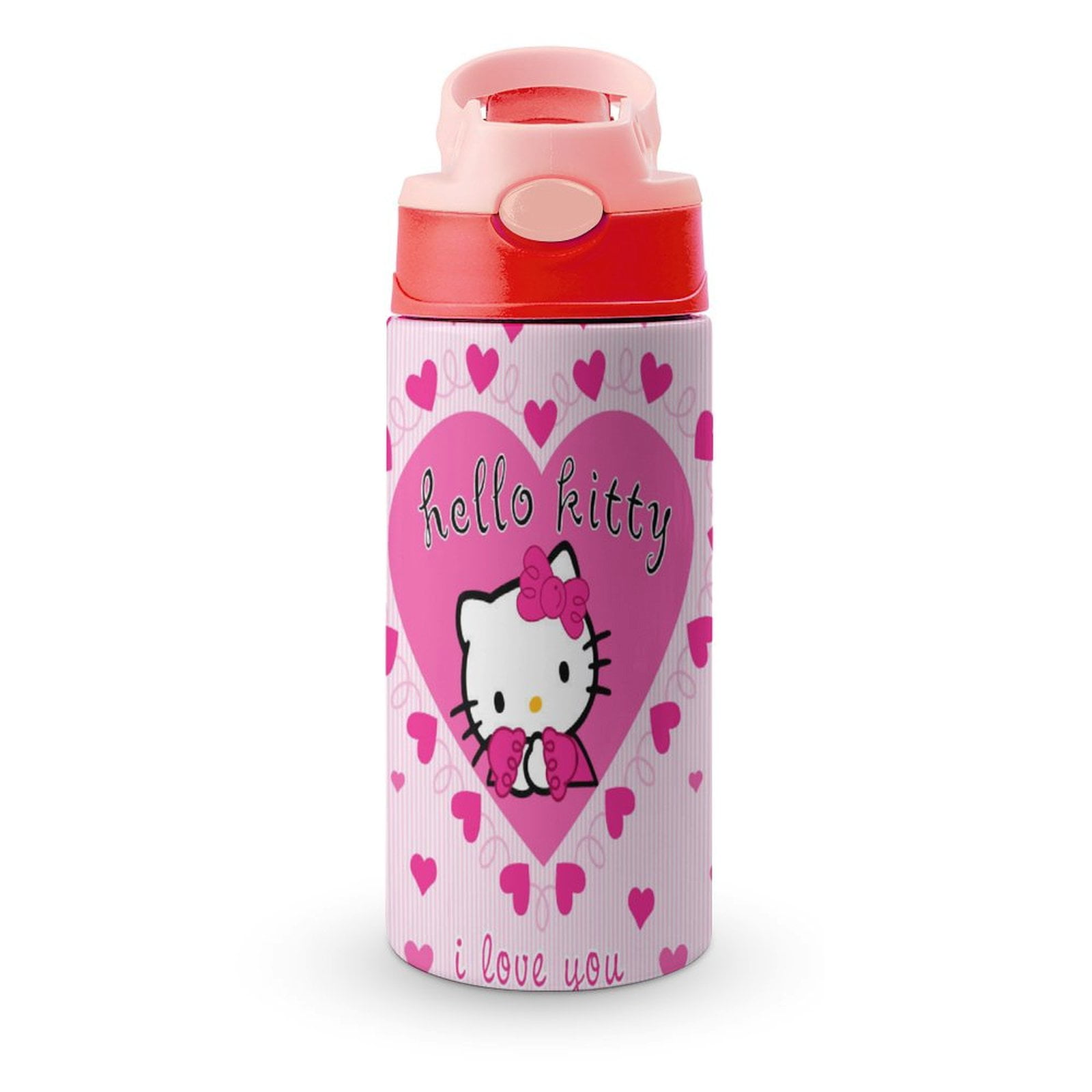 Hello Kitty kids stainless steel water cup with straw 350ml - Walmart.com