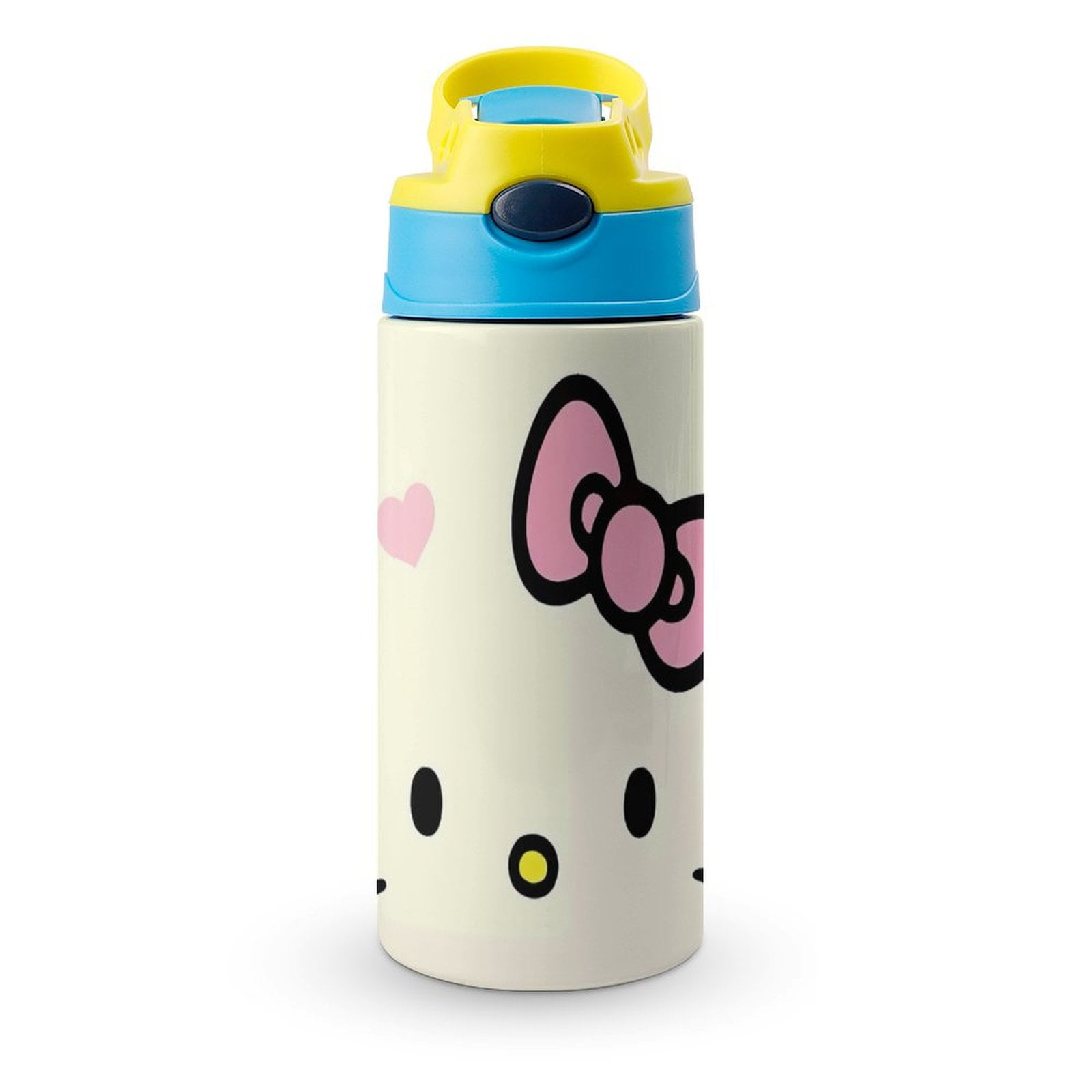 Hello Kitty kids stainless steel water cup with straw 350ml - Walmart.com