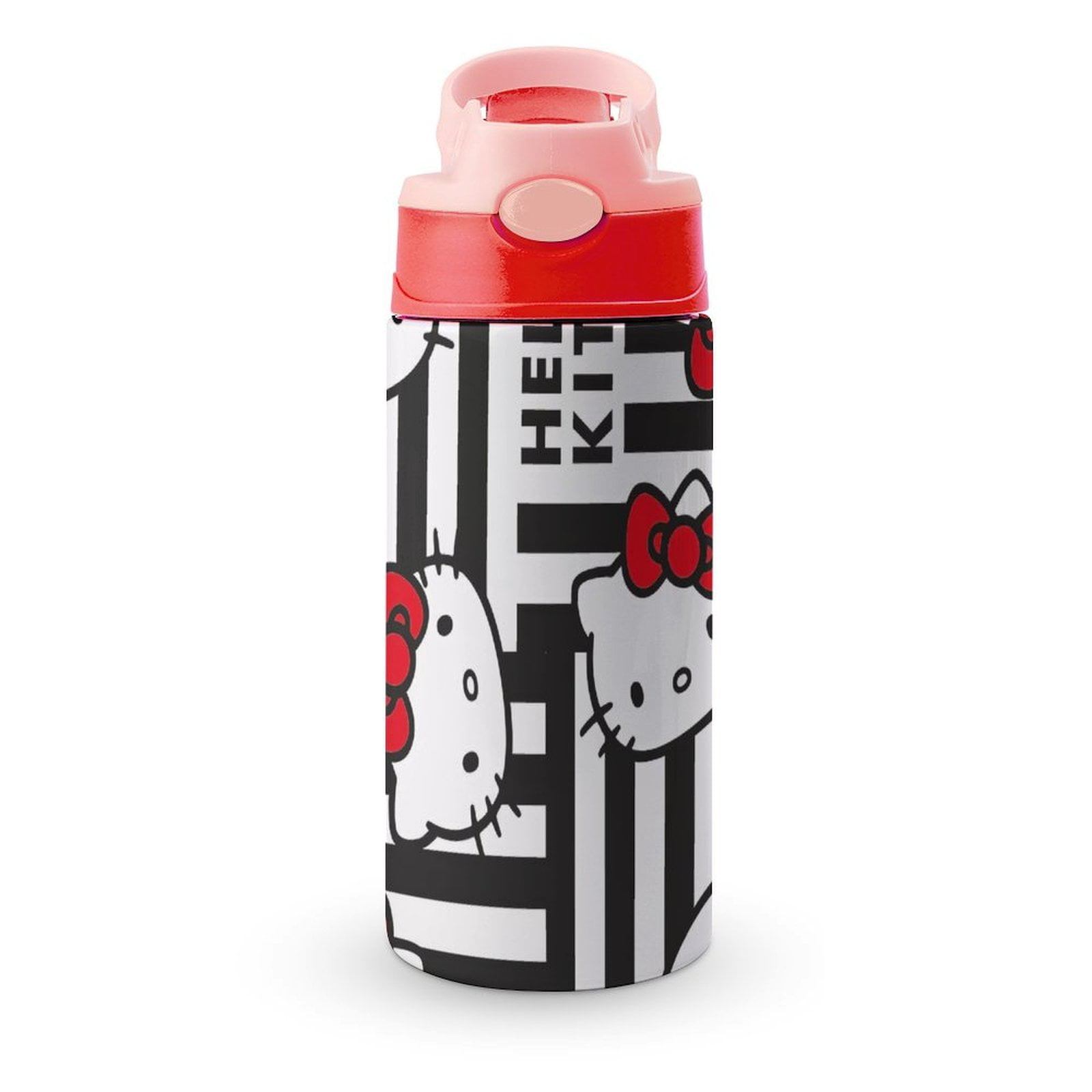 Hello Kitty kids stainless steel water cup with straw 350ml - Walmart.com