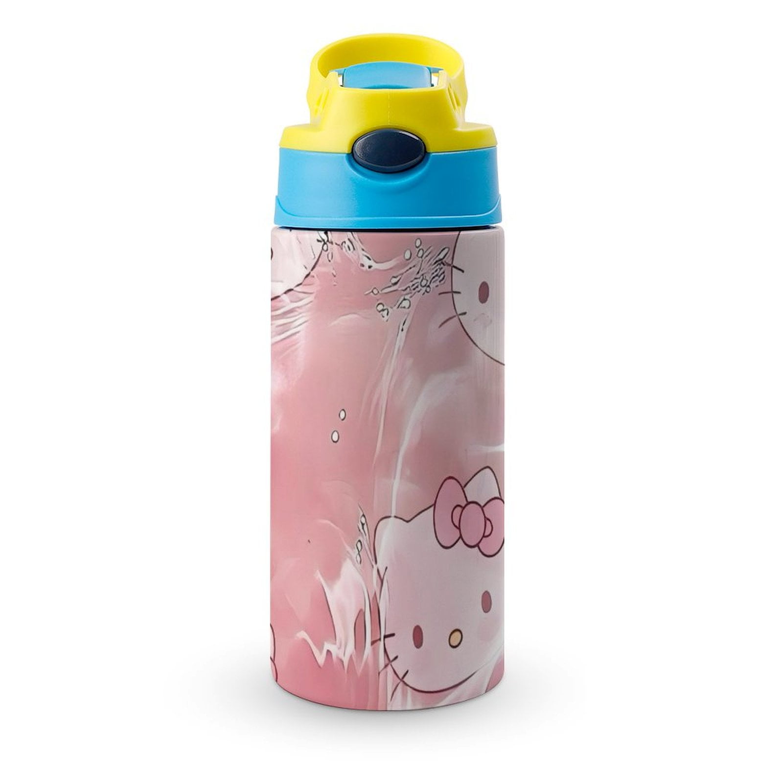 Hello Kitty kids stainless steel water cup with straw 350ml - Walmart.com