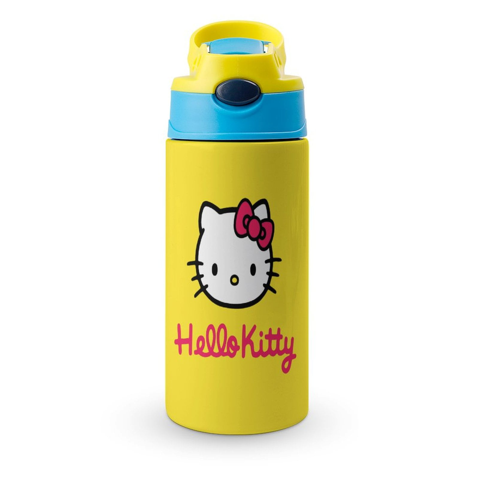 Hello Kitty kids stainless steel water cup with straw 350ml - Walmart.com