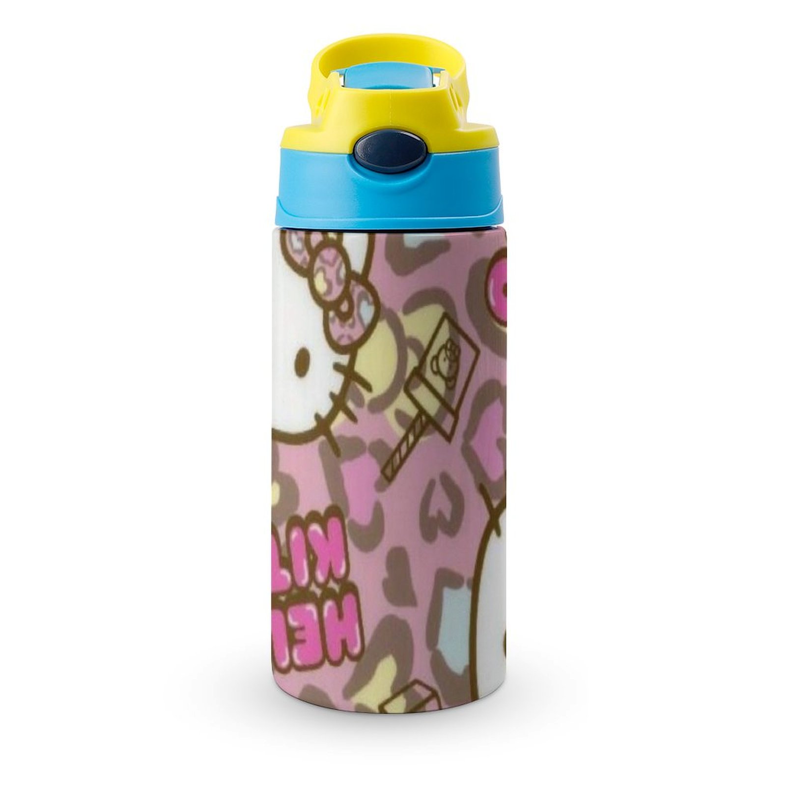Hello Kitty kids stainless steel water cup with straw 350ml - Walmart.com