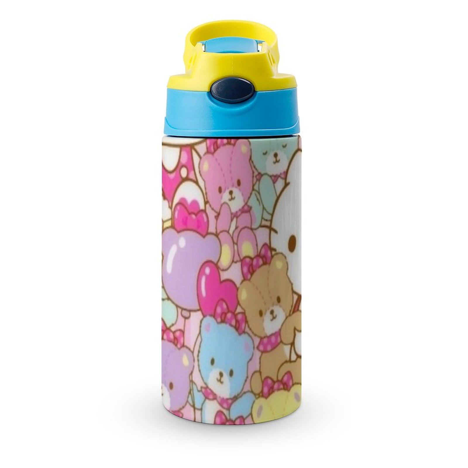 Hello Kitty kids stainless steel water cup with straw 350ml - Walmart.com