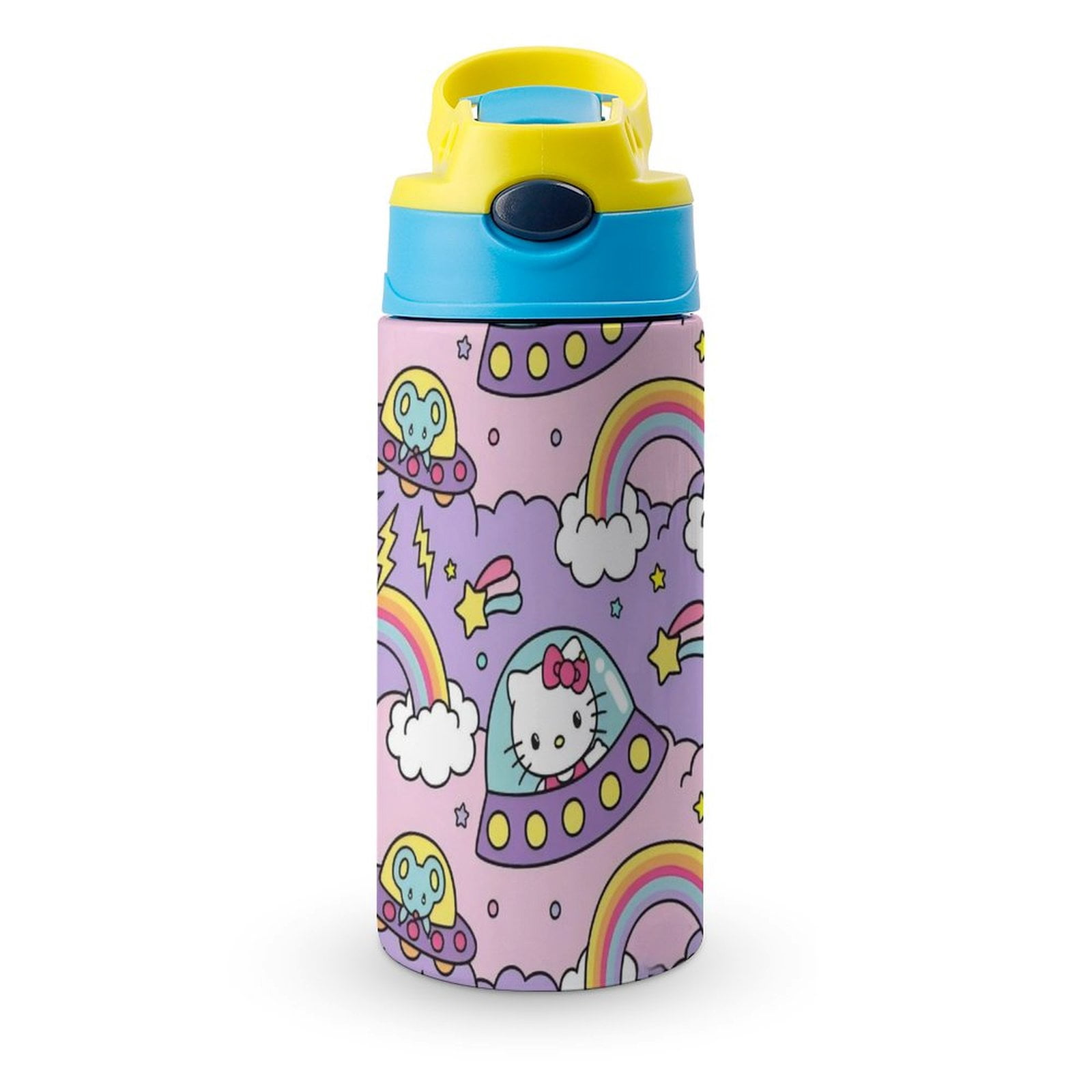 Hello Kitty kids stainless steel water cup with straw 350ml - Walmart.com