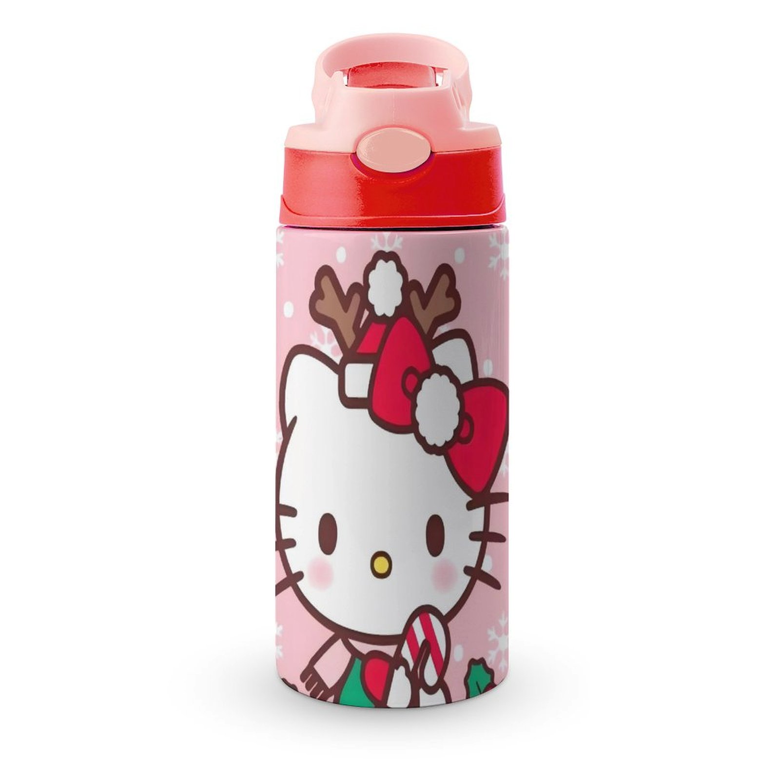 Hello Kitty kids stainless steel water cup with straw 350ml - Walmart.com