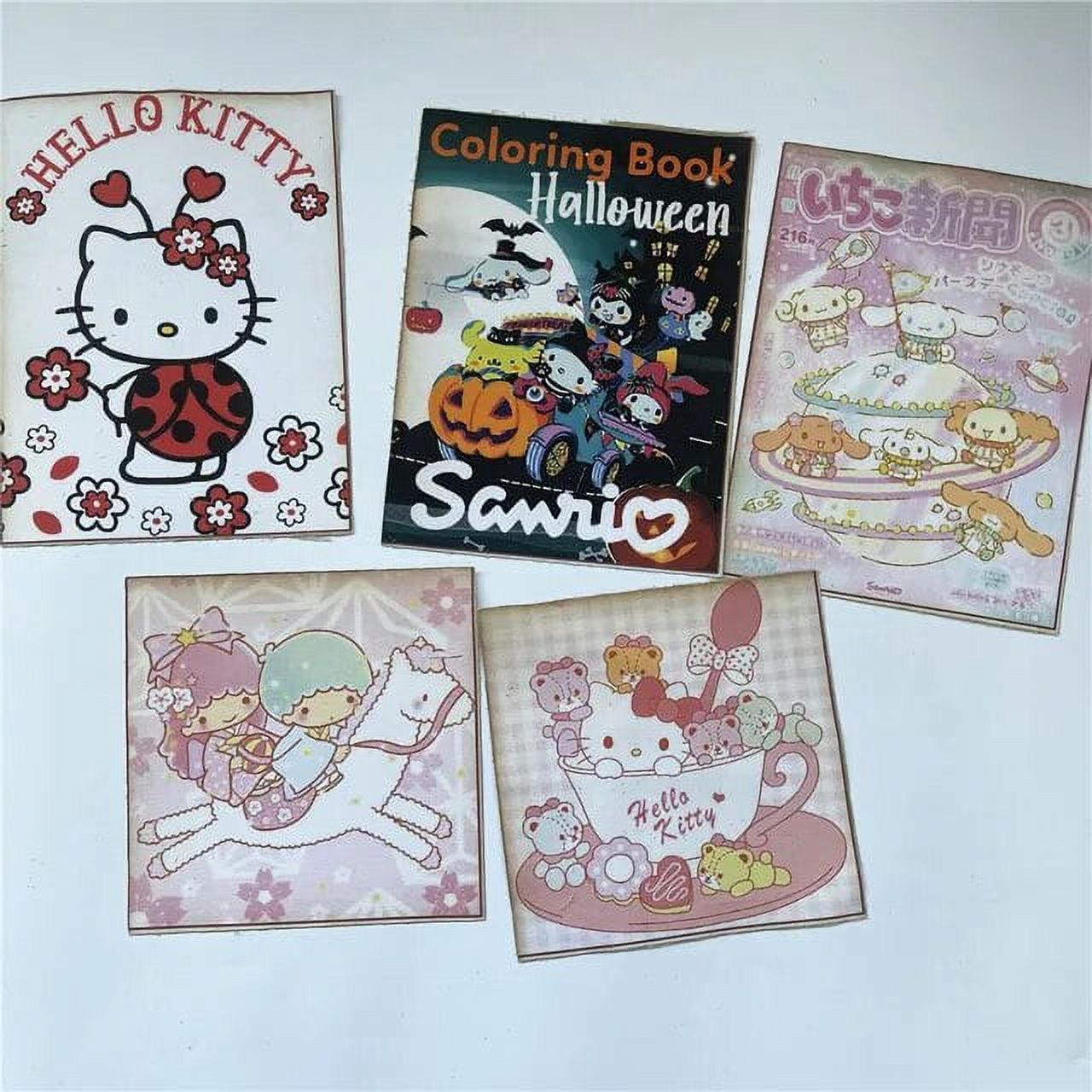 Hello Kitty kuromi Melody Cotton Canvas Fabric wallet Cover Wall ...