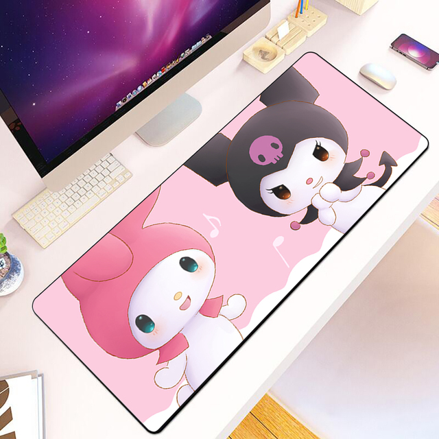 Hello Kitty kuromi my melody Mousepad HD Printing Computer Gamers ...