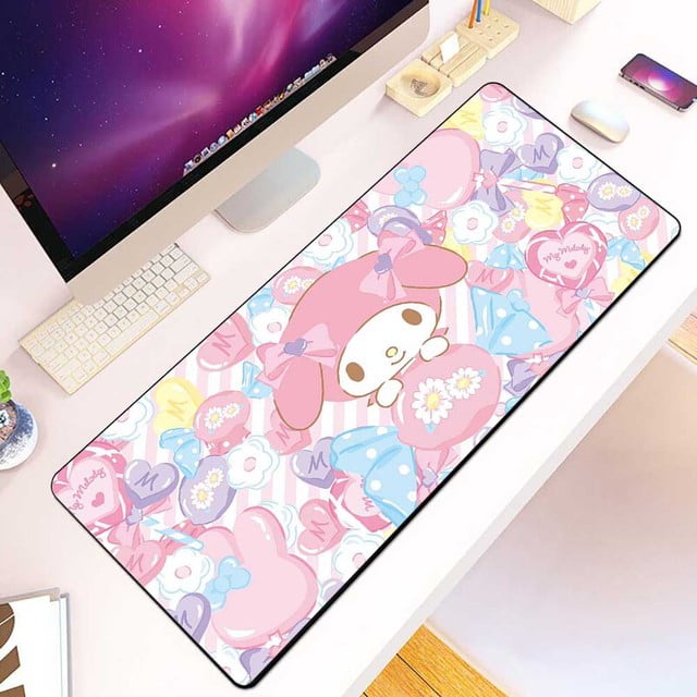 Hello Kitty kuromi my melody Mousepad HD Printing Computer Gamers ...