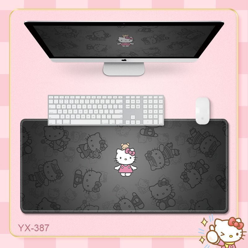 Hello Kitty mouse pad cartoon cute table mat hello kitty desk mat girl ...