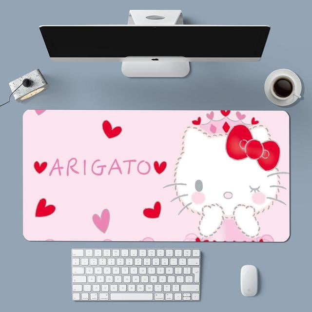 Hello Kitty mousepad gamer Gamer cabinet stardew valley Keyboard anime ...