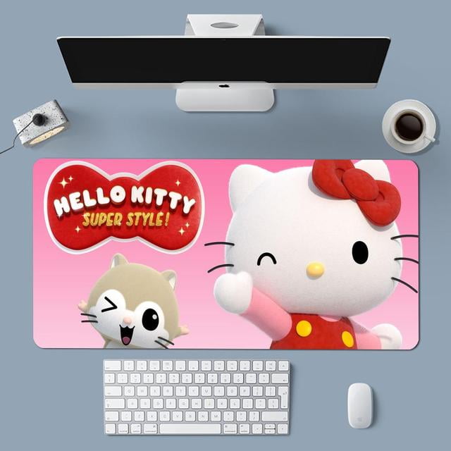 Hello Kitty mousepad gamer Gamer cabinet stardew valley Keyboard anime ...