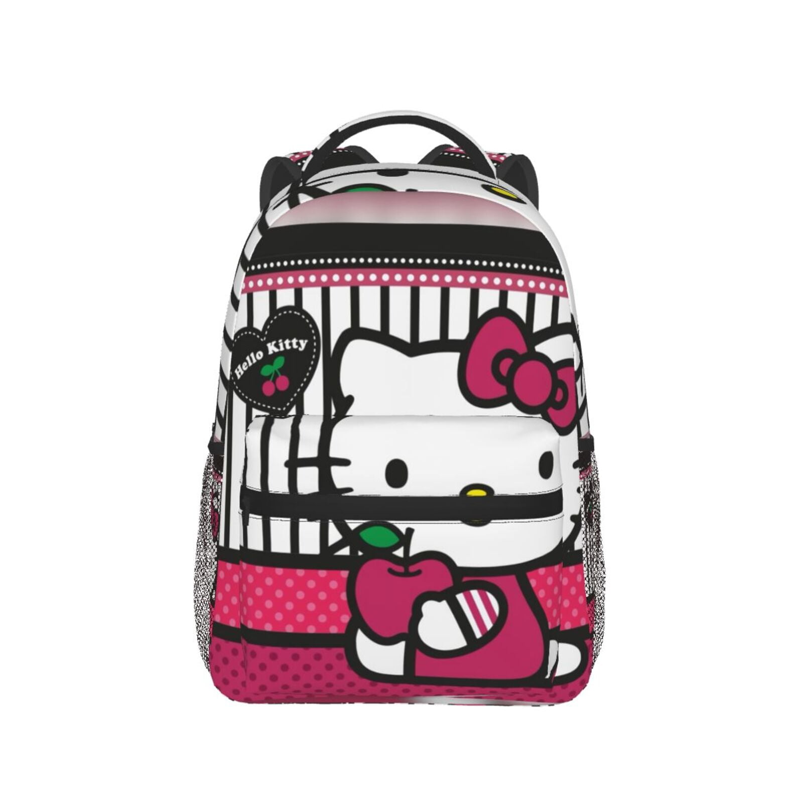 Hello Kitty piano Backpack,Polyester Travel Backpack for Women Men ...